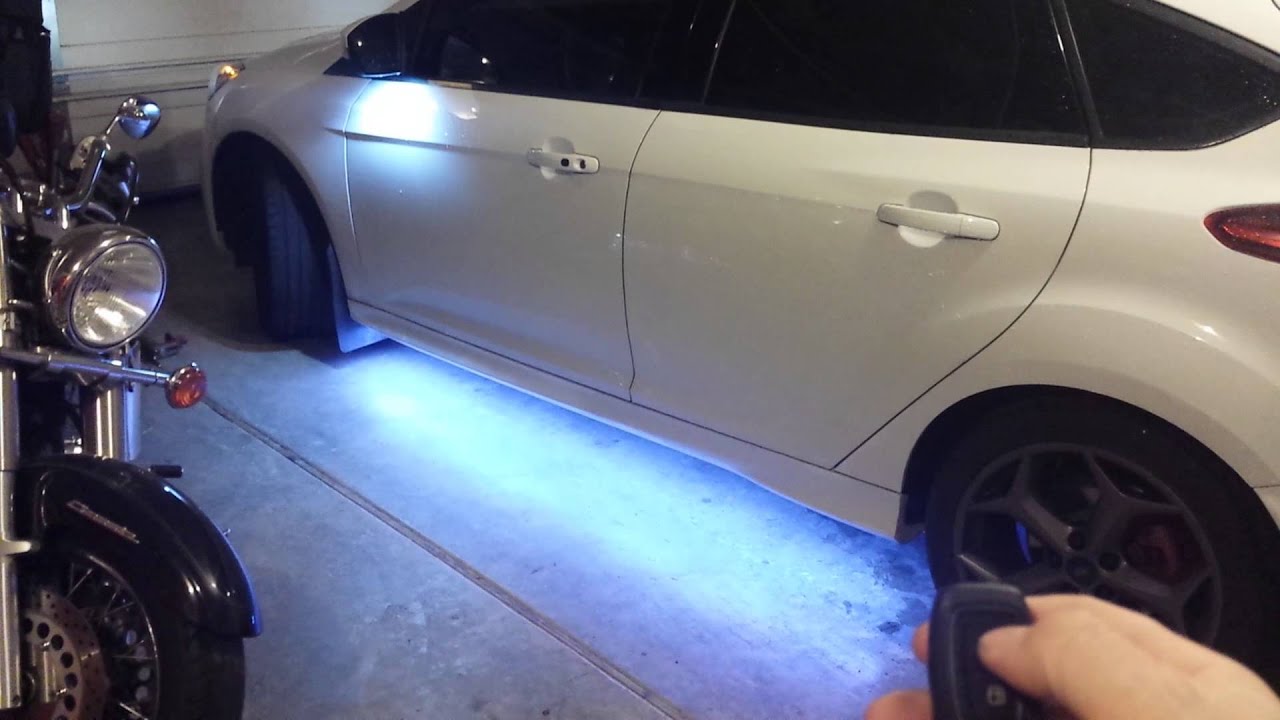 Ford Focus ST puddle light addition - YouTube