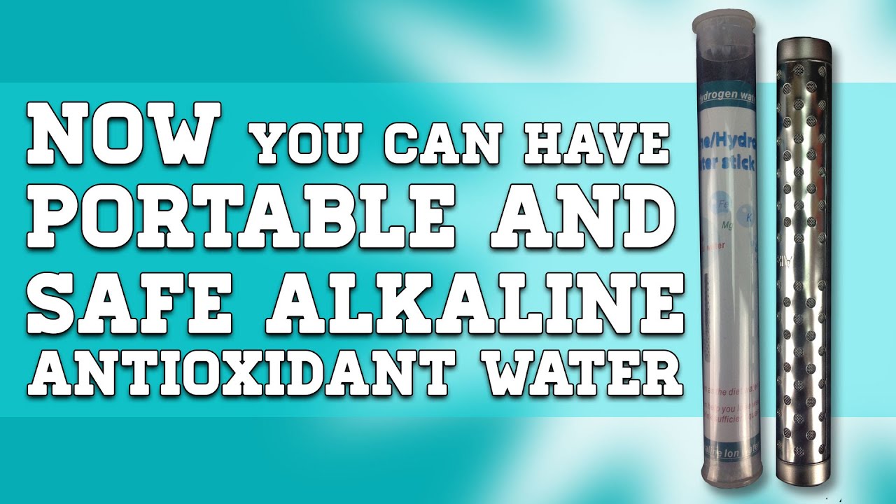 Now You Can Have Portable And Safe Alkaline Antioxidant Water - YouTube