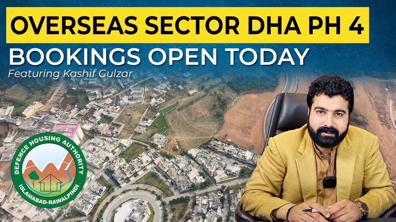 OVERSEAS SECTOR BY DHA | BOOKINGS OPEN TODAY | 1 KANAL PLOT | DHA PHASE ...