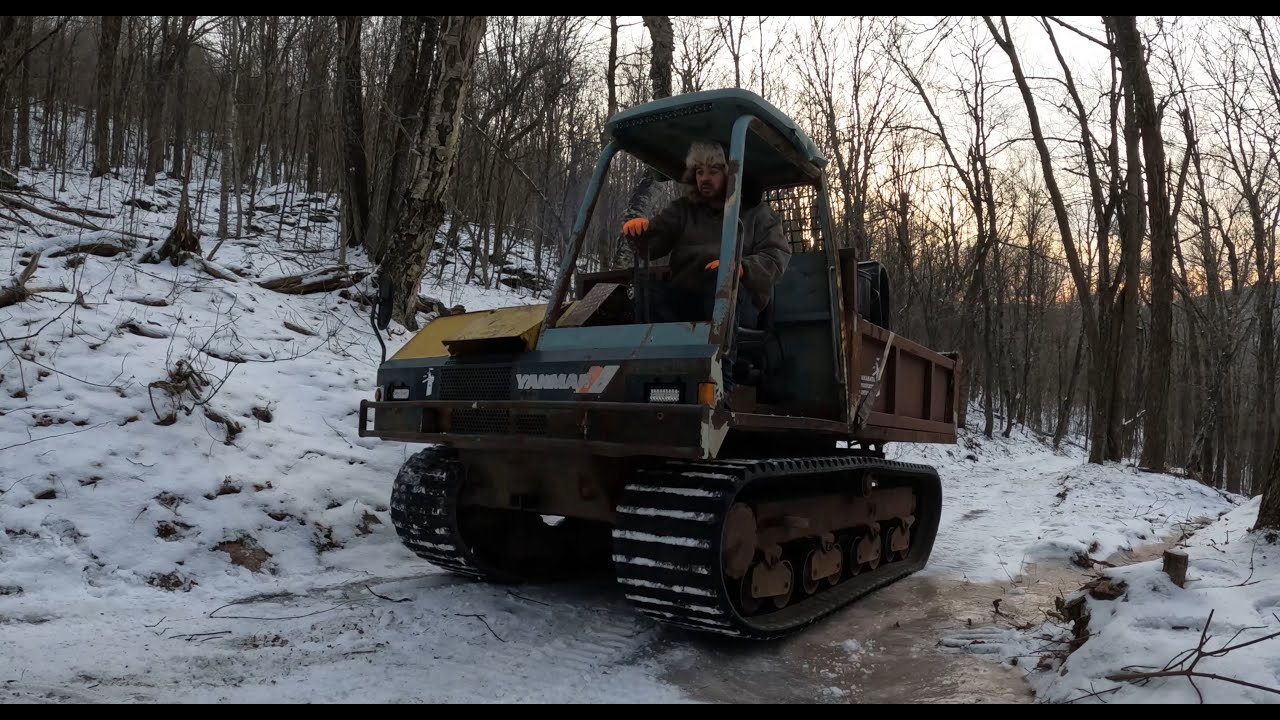 Fixing a crawler dump truck - YouTube