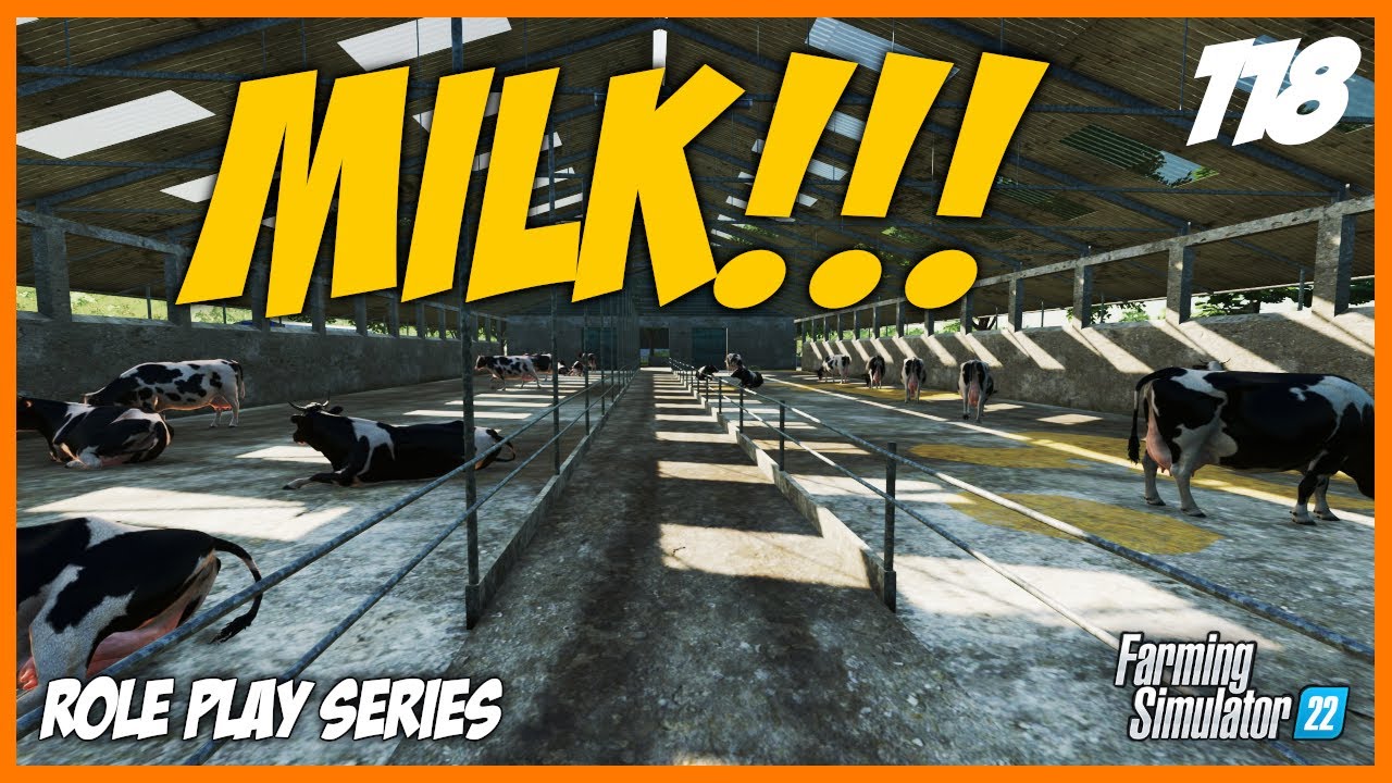 We have a lot of COWS! Let's Get Milkin' - Farming Simulator 22 ...