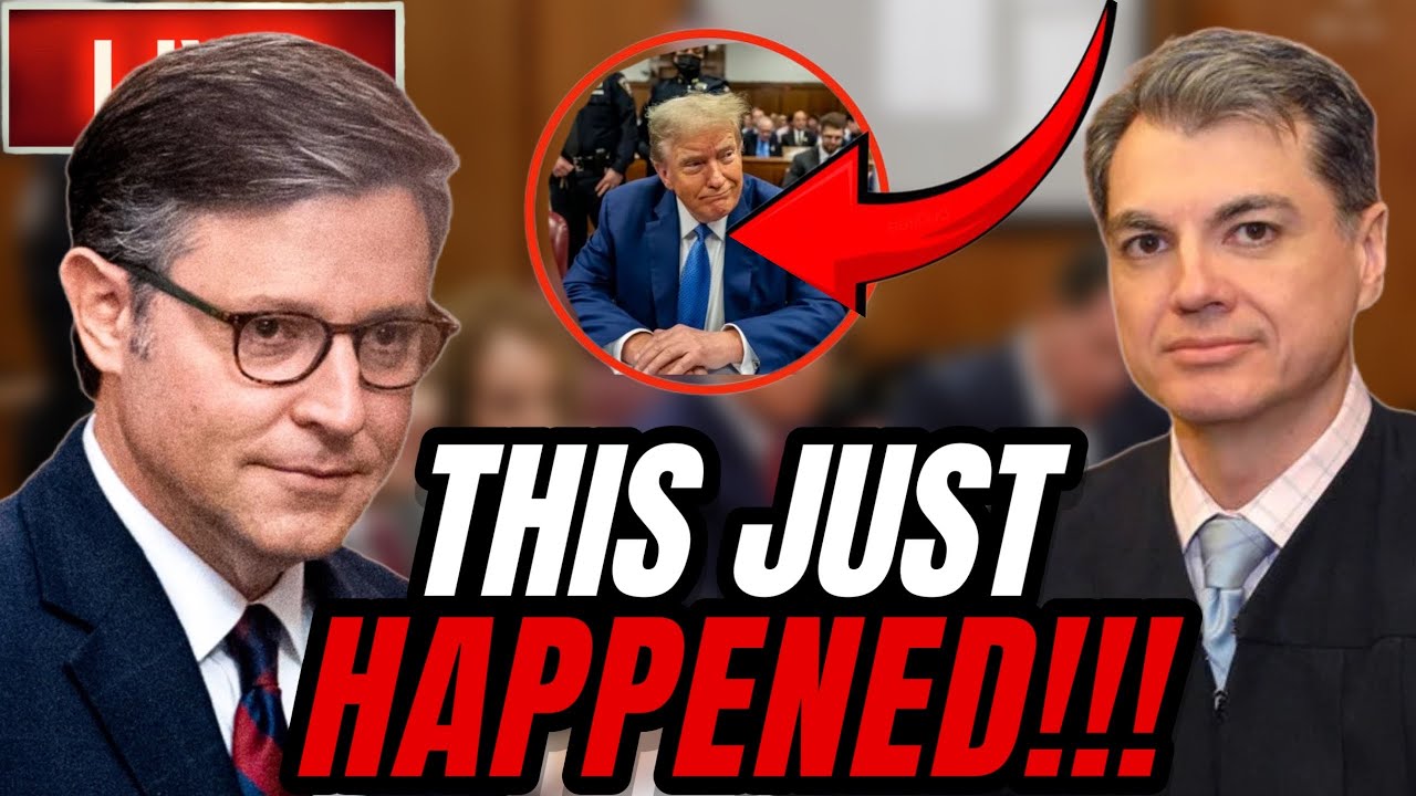 Judge Merchan FORCED To STEP DOWN FACING JAIL After Mike Johnson ...