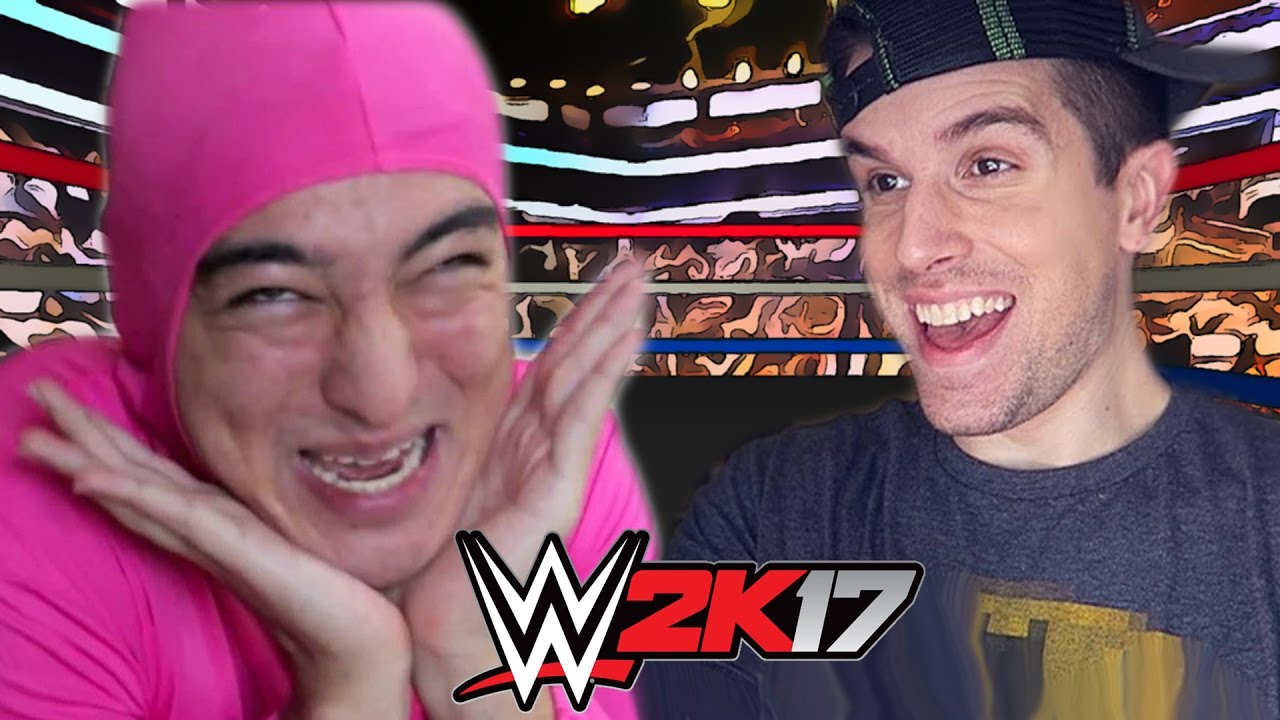CHRIS DENKER VS PINK GUY | WWE 2K17 - YouTube