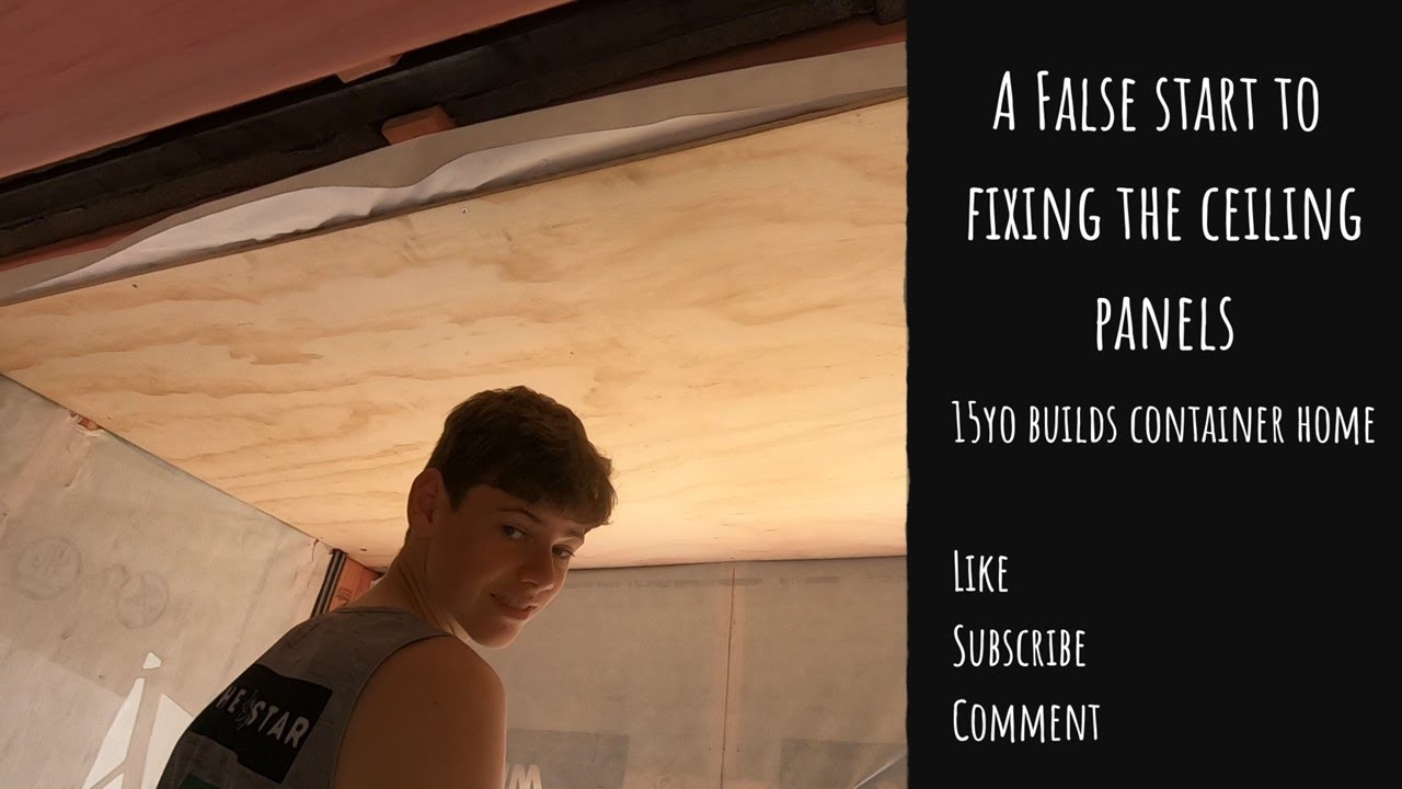 Shipping Container Home #20 - A false start to fixing the wall and ...