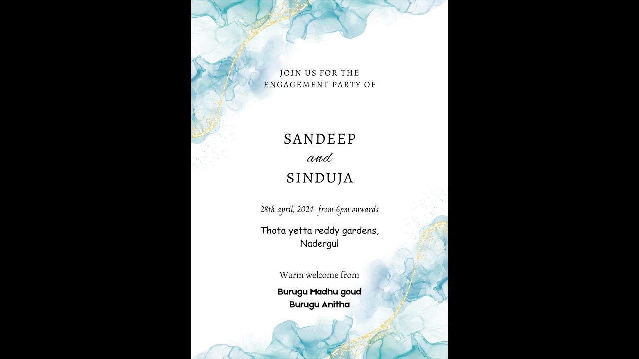 Sandeep with Sinduja || ENGAGEMENT || - YouTube