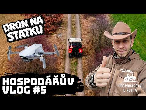 🚁 Nová perspektiva hospodářství. Dron mění pohled na práci | Hospodářův vlog #5 🚜
