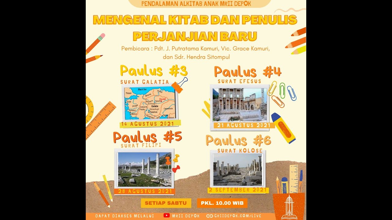 Mengenal Kitab & Penulis Perjanjan Baru: Paulus #3 (Surat Galatia ...