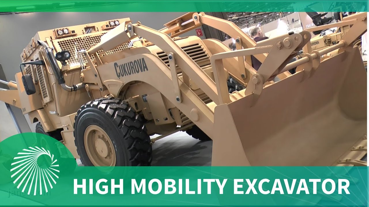 Çukurova Makina's recently launched chassis and high mobility excavator ...