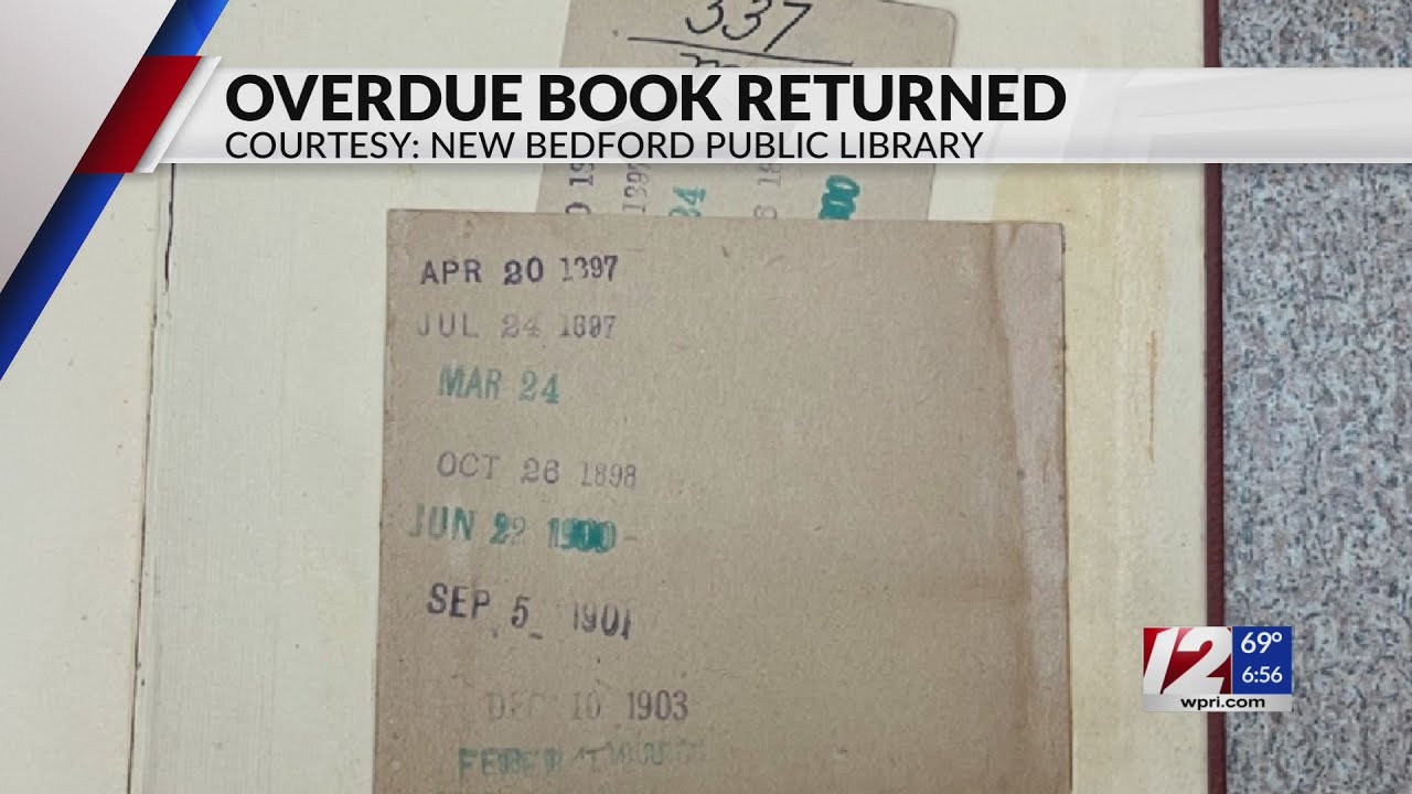 119-year overdue book returned to New Bedford library - YouTube
