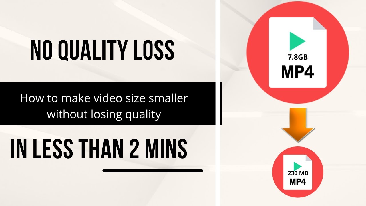 How To Make Video Size Smaller & Keep Quality | Best Way to Compress ...