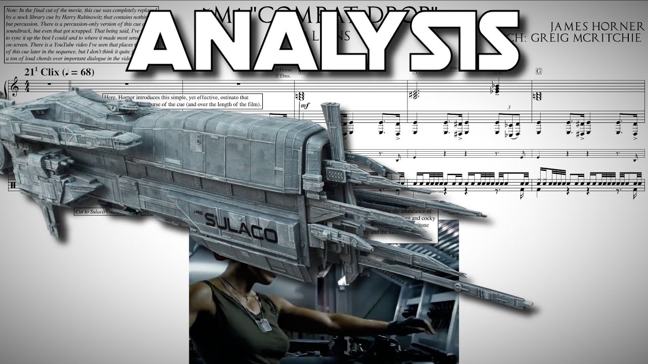 Aliens: "Combat Drop” by James Horner (Score Reduction and Analysis ...