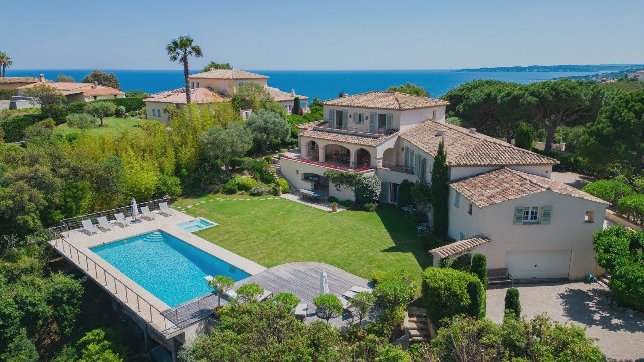 Luxury Provencal Villa - Home & Garden tour in Sainte Maxime - YouTube