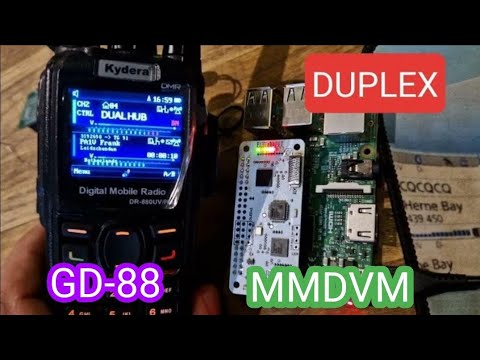 DUPLEX MMDVM- DUPLEX RADIO GD-88 - YouTube