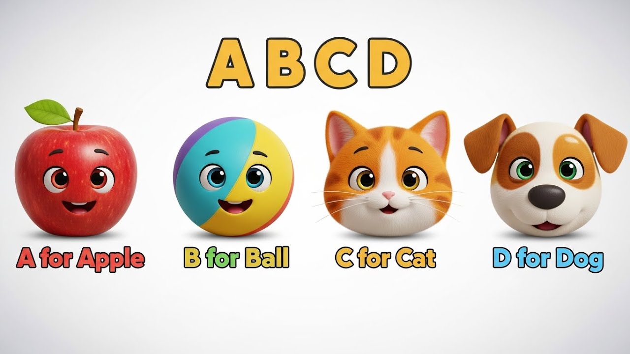 learn abcd for kids, abc phonics song for toddlers, abcd english ...