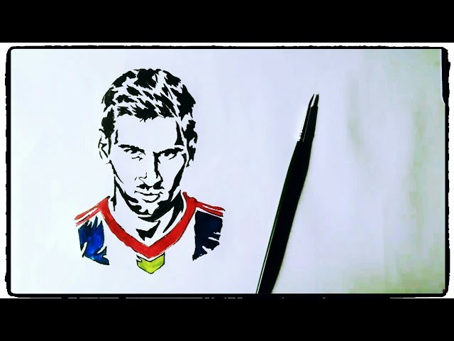 How To Draw Lionel Messi For Kids