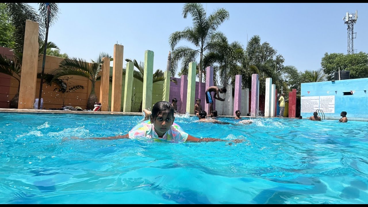 Its Swimming Time, Sunday is Funday for Children. మస్త్ ఎంజాయ్ చేసాం ఈత ...