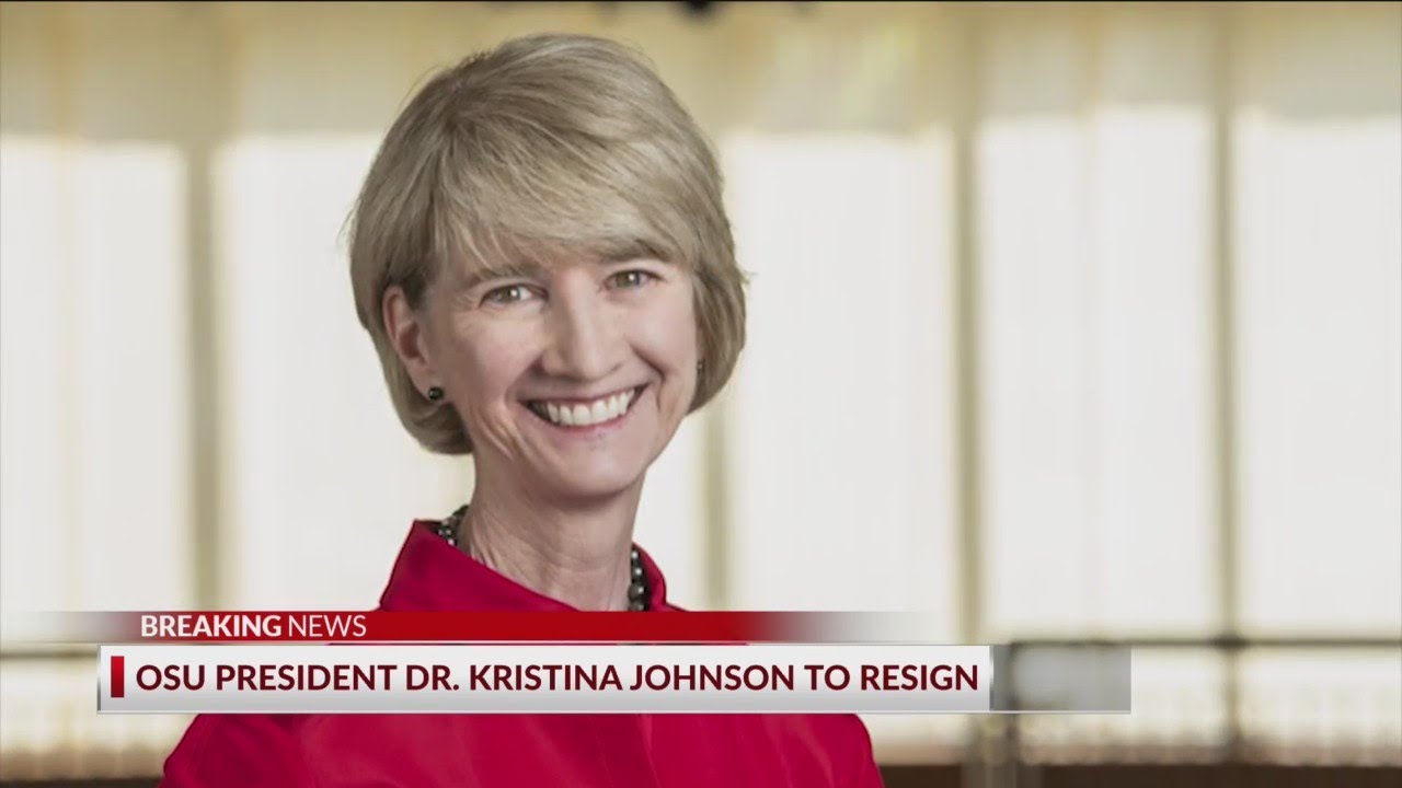 Ohio State President Kristina Johnson resigns - YouTube