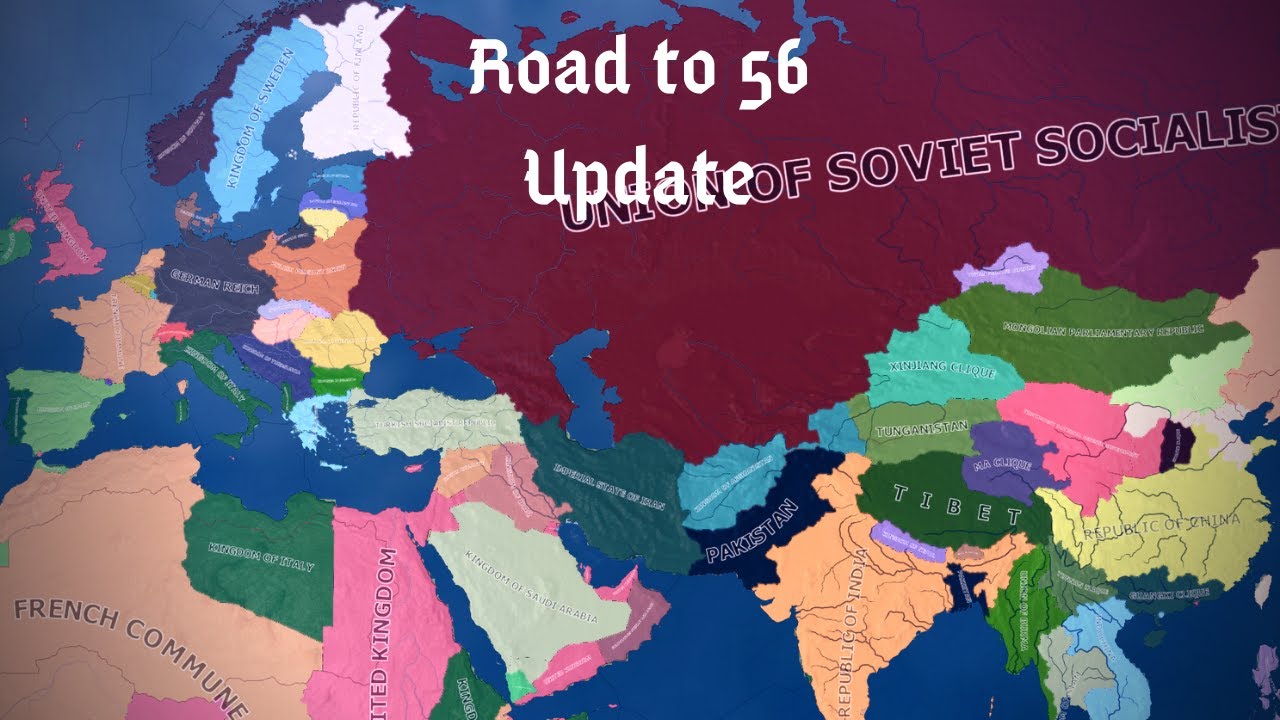 ROAD TO 56 NSB UPDATE - HOI4 Timelapse - YouTube