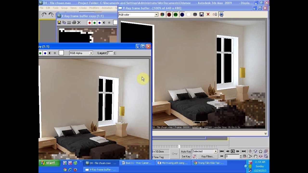 Học 3ds Max Vray HD - Buổi 11 - Vray Physical Camera phần cơ bản - YouTube
