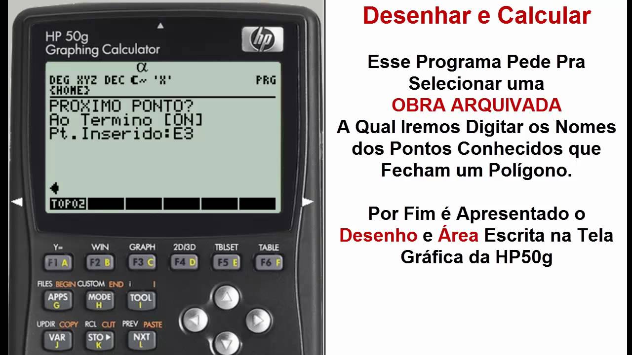 TOPO2 HP50g - Desenhar e Calcular.mp4 - YouTube