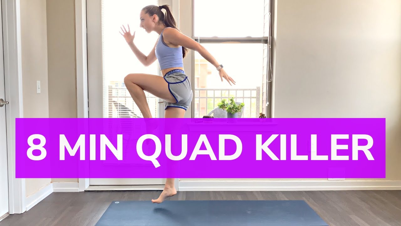 8 Minute Legs HIIT Workout - YouTube