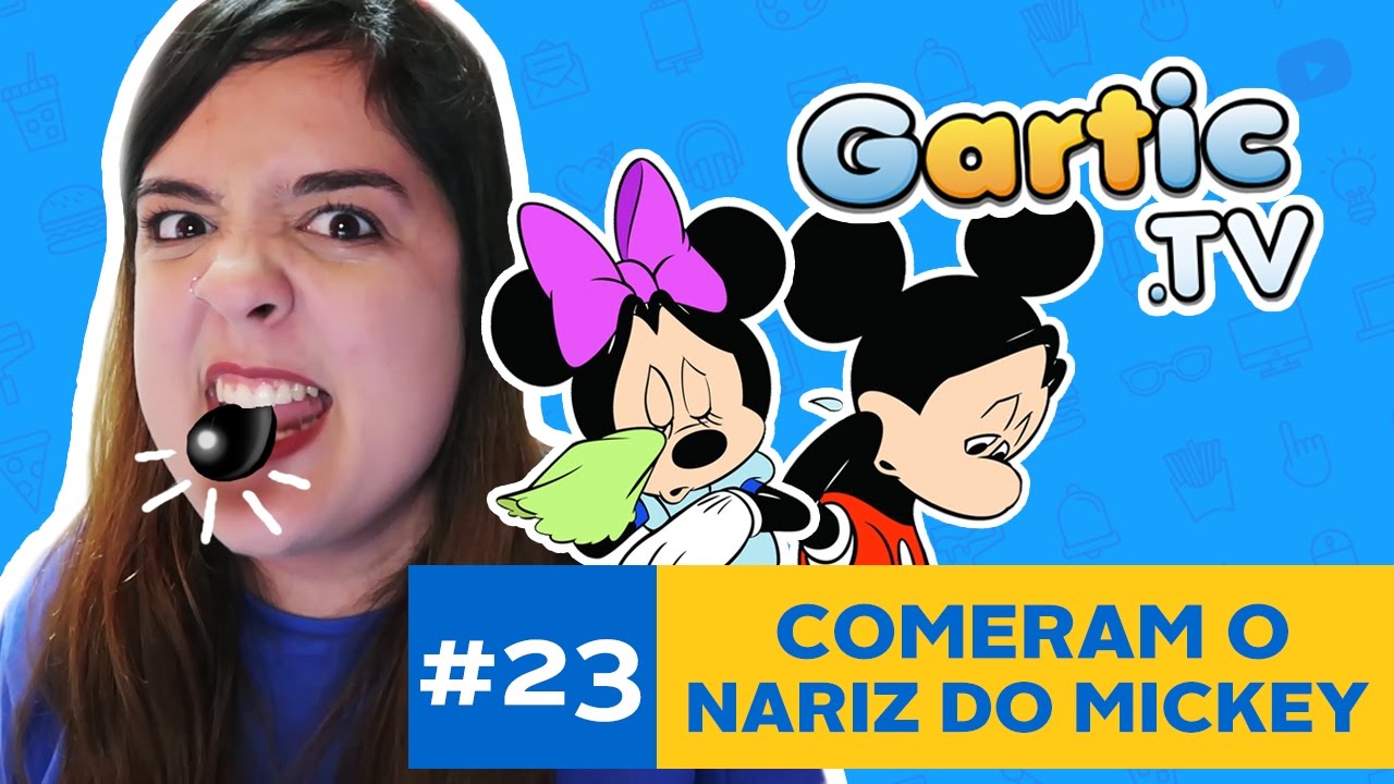 COMERAM O NARIZ DO MICKEY || Gartic Gameplay Oficial #23 - YouTube