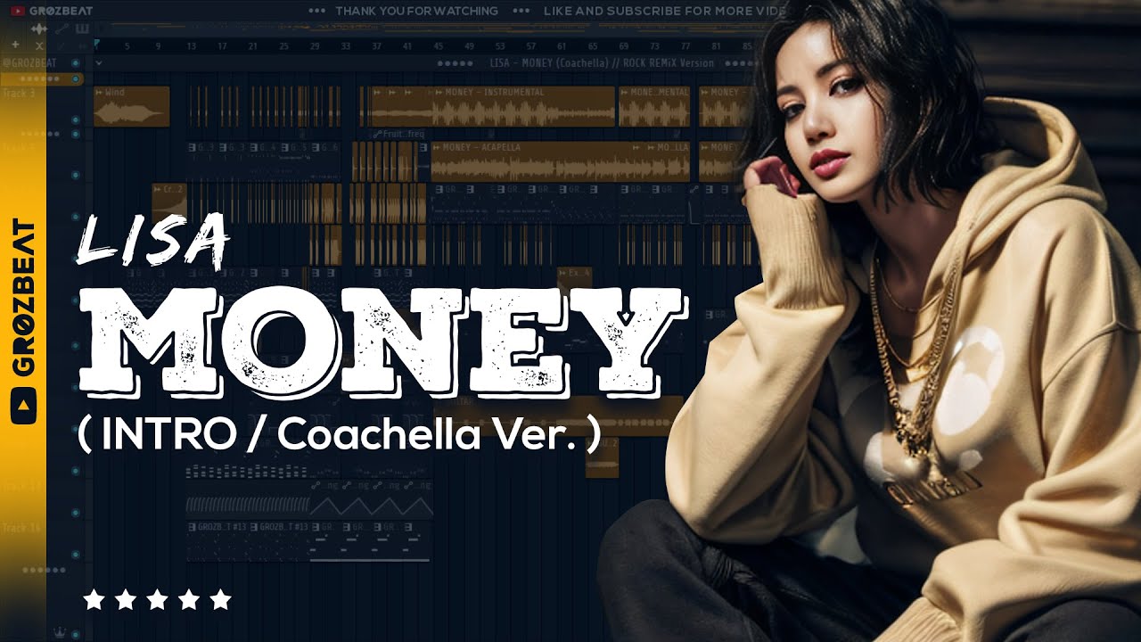 LISA - 'MONEY INTRO (Coachella)' - Studio Version - Instrumental Cover ...