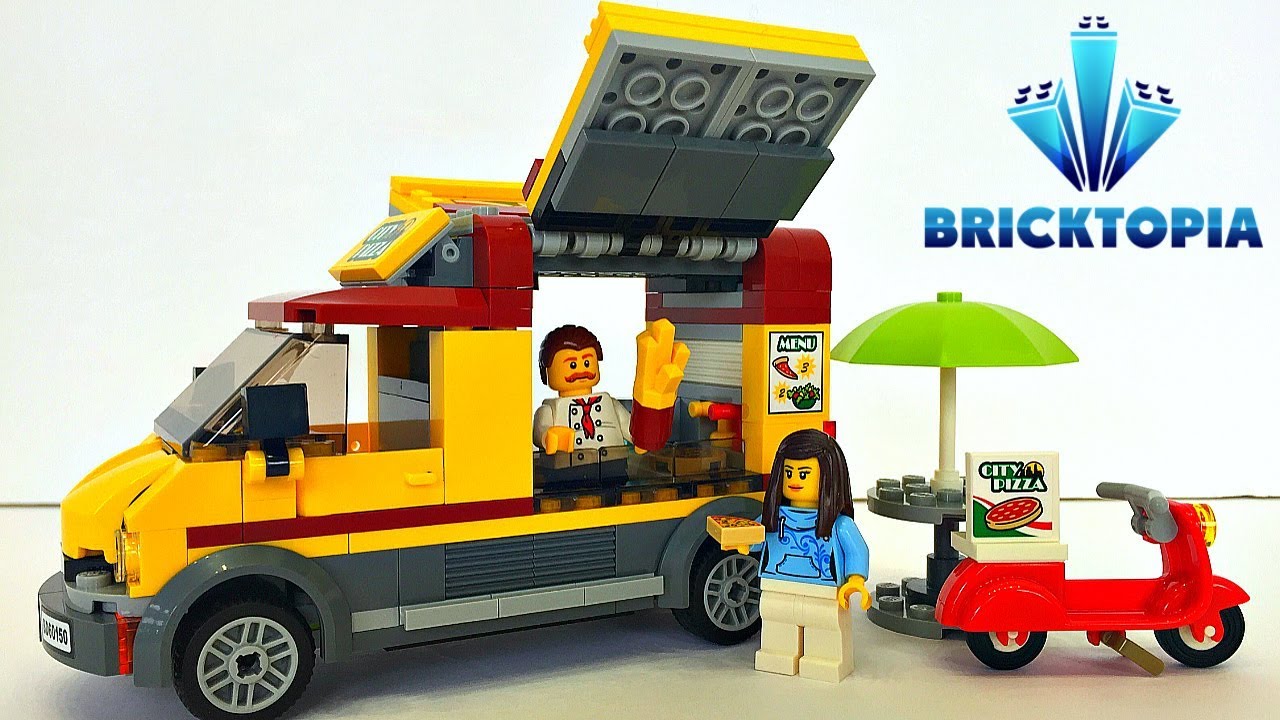 LEGO City Pizza Van | Lego Speed Build Set 60150 - YouTube