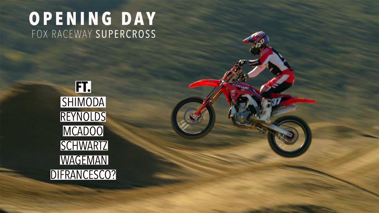 Racers Learn NEW Supercross Track at Fox Raceway! #RAW - YouTube