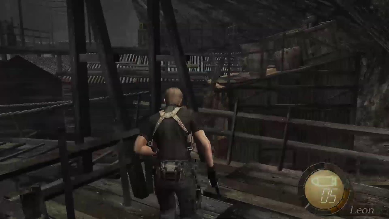 Playing RE4 Original - YouTube