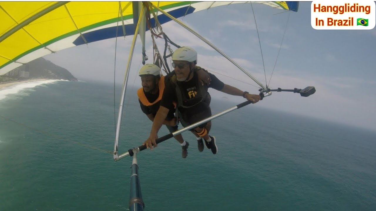 Hang Gliding in Rio de Janeiro, Brazil 🇧🇷 😲😲 - YouTube