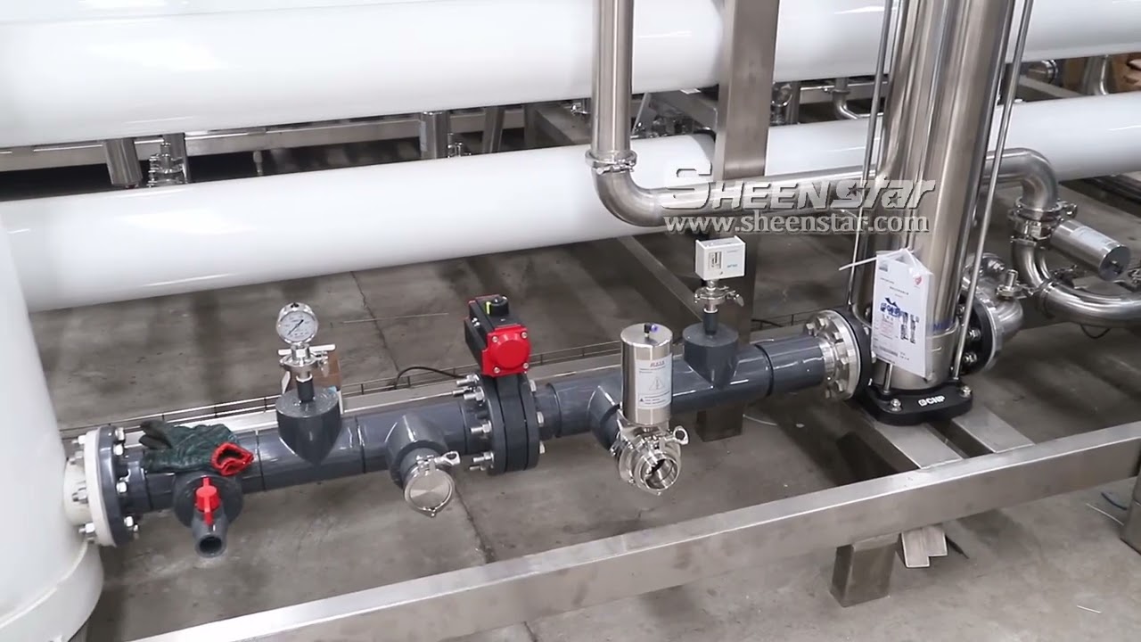 16T/H two stage RO system Water Treatment System - YouTube