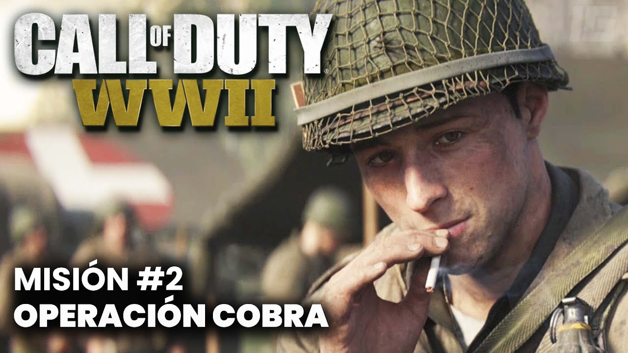 Call of Duty: WWII - Misión #2 - Operación Cobra (Español Latino) - YouTube