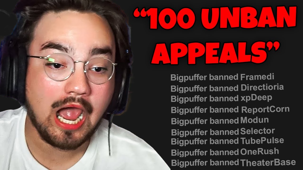 MY BIGGEST UNBAN APPEALS VIDEO YET! - YouTube