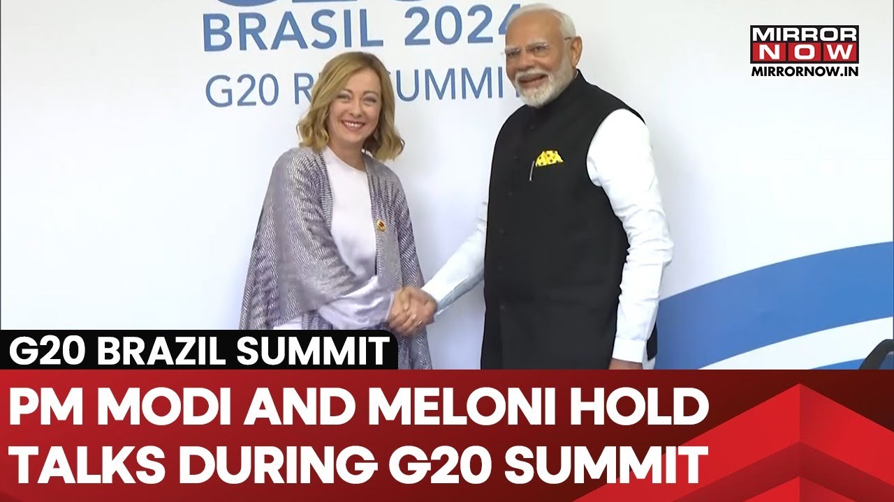 PM Modi And Giorgia Meloni Hold Bilateral Meet On The Sidelines Of G20 ...