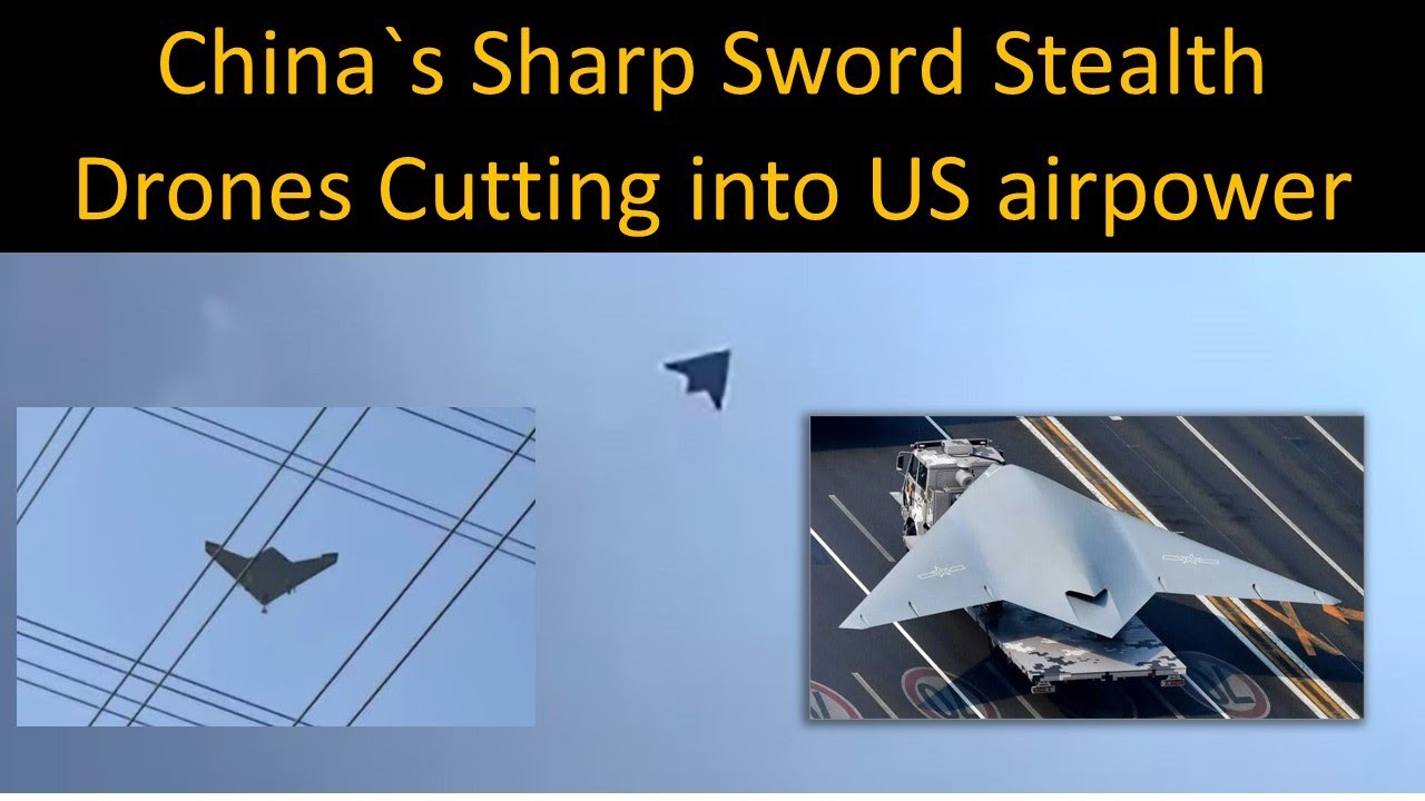 China's Sharp Sword combat drones cutting into US airpower | #drones ...