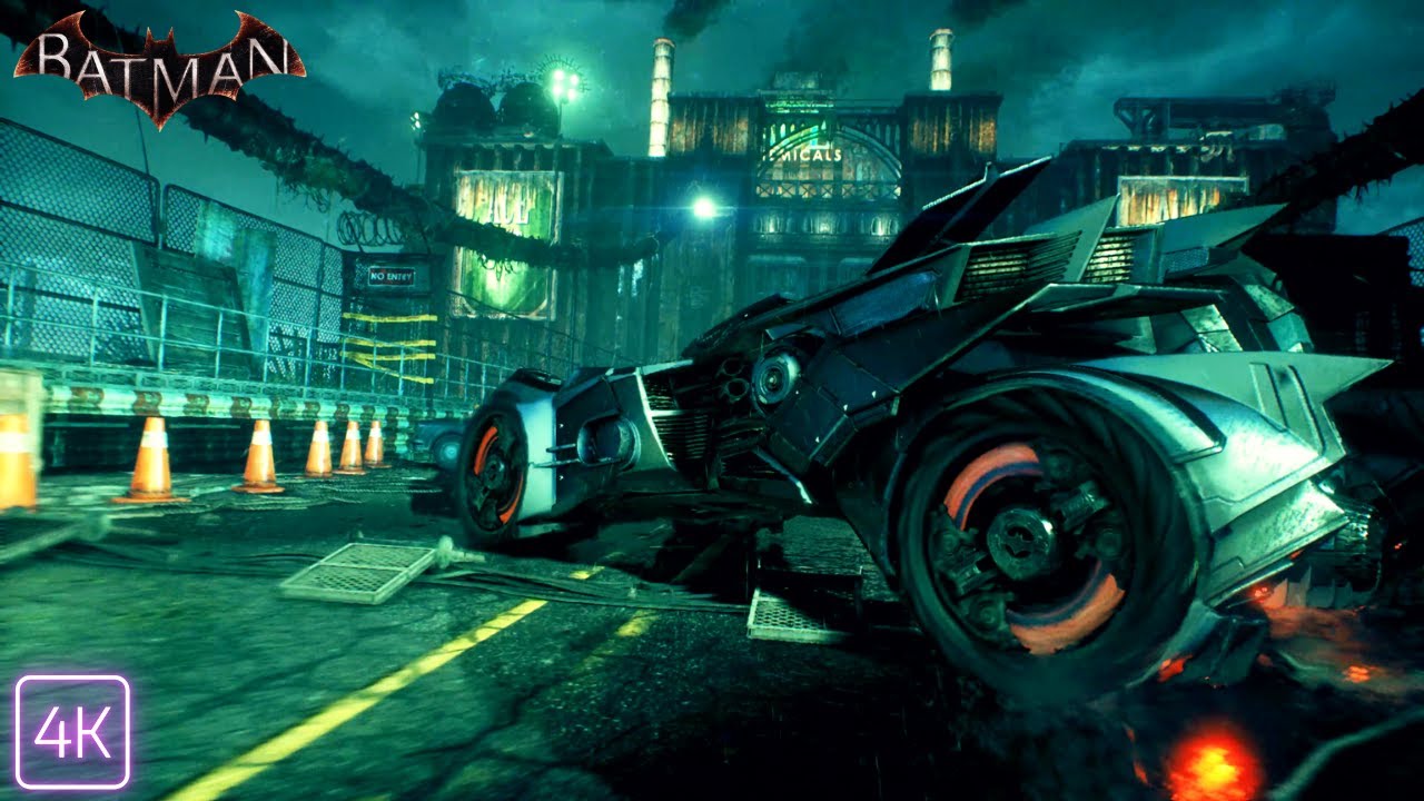 Batman: Arkham Knight PC - Batmobile Open World Free Roam and combat ...