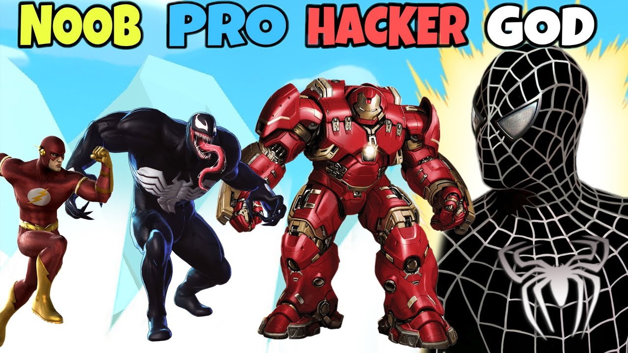 NOOB vs PRO vs HACKER vs GOD in Swop Hero - YouTube