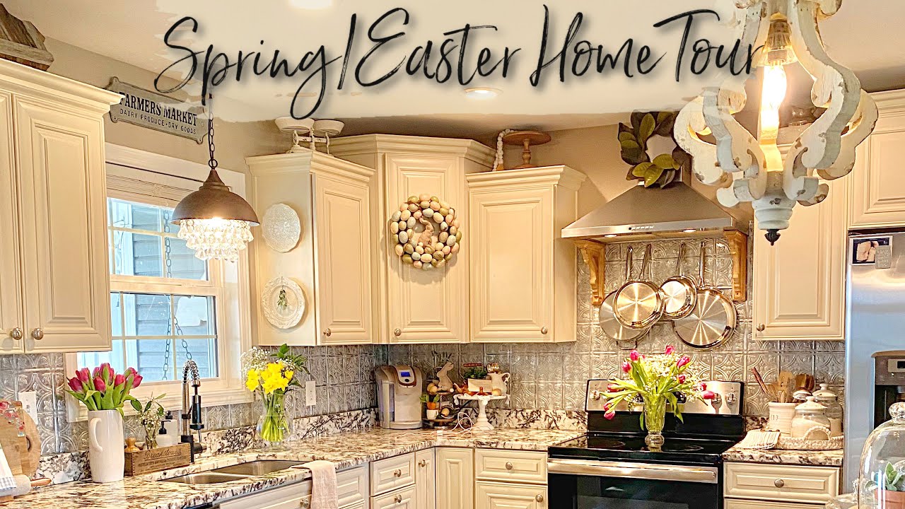 Spring/Easter Home Tour - YouTube