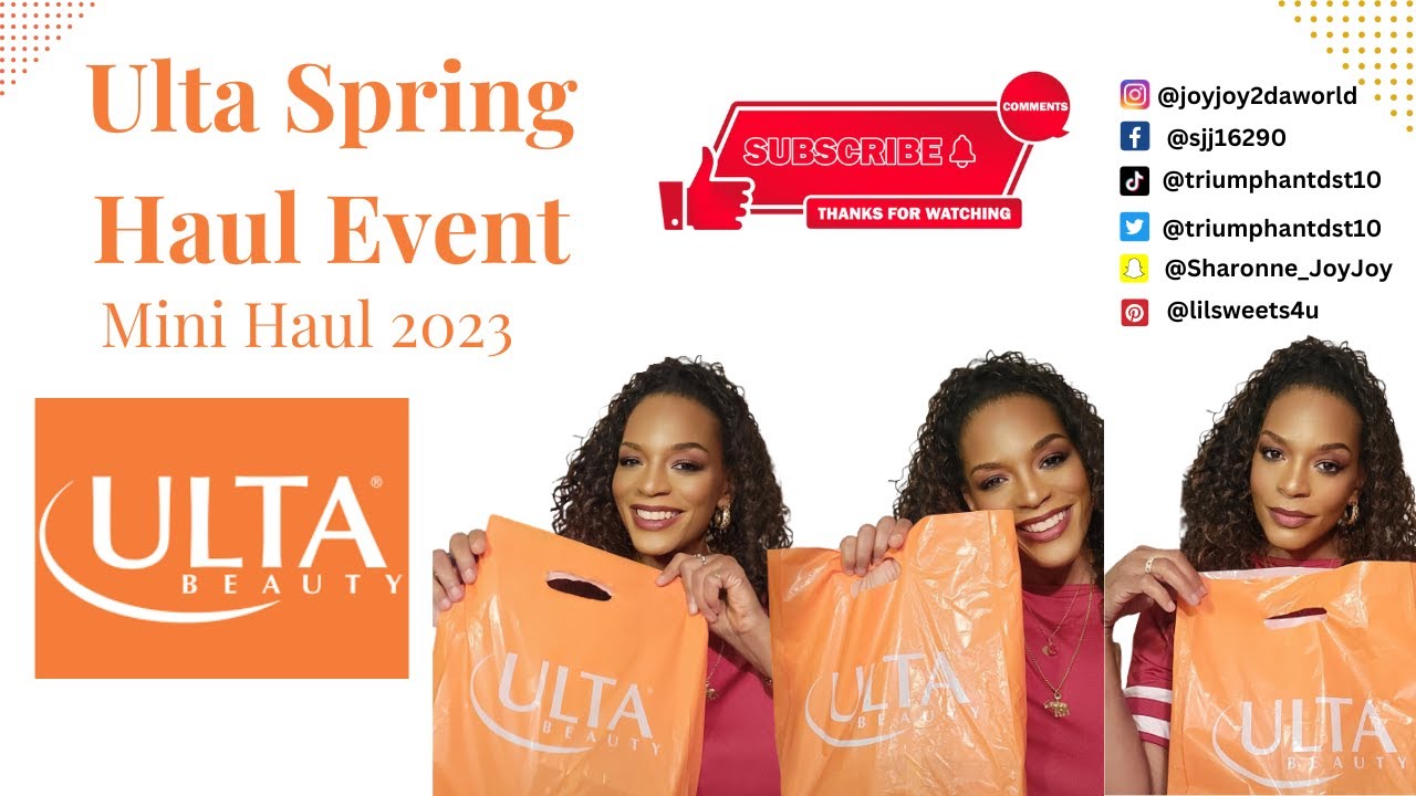 Ulta Spring Haul Event 2023 - YouTube