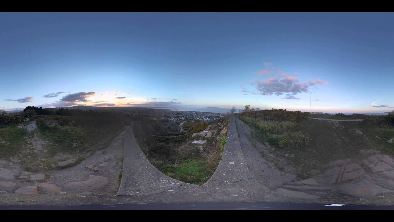360 Time-lapse of Sunset over Dublin kava - YouTube