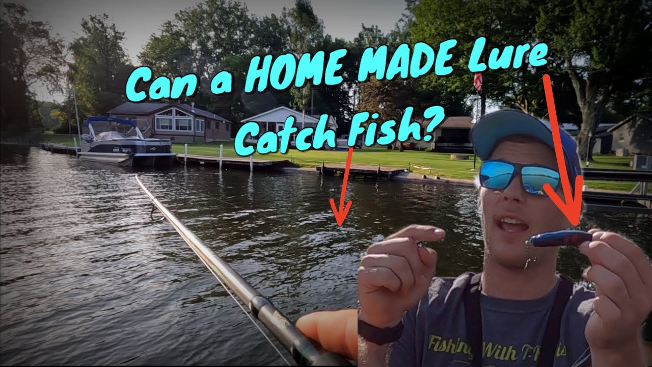HOME-MADE Fishing Lure Catches What?!?! - YouTube