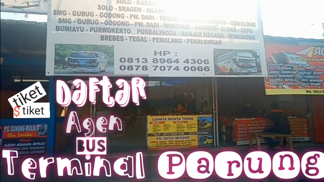 ⏩DAFTAR AGEN PO bus terminal parung bogor//hunting bus||agramas||dekat ...