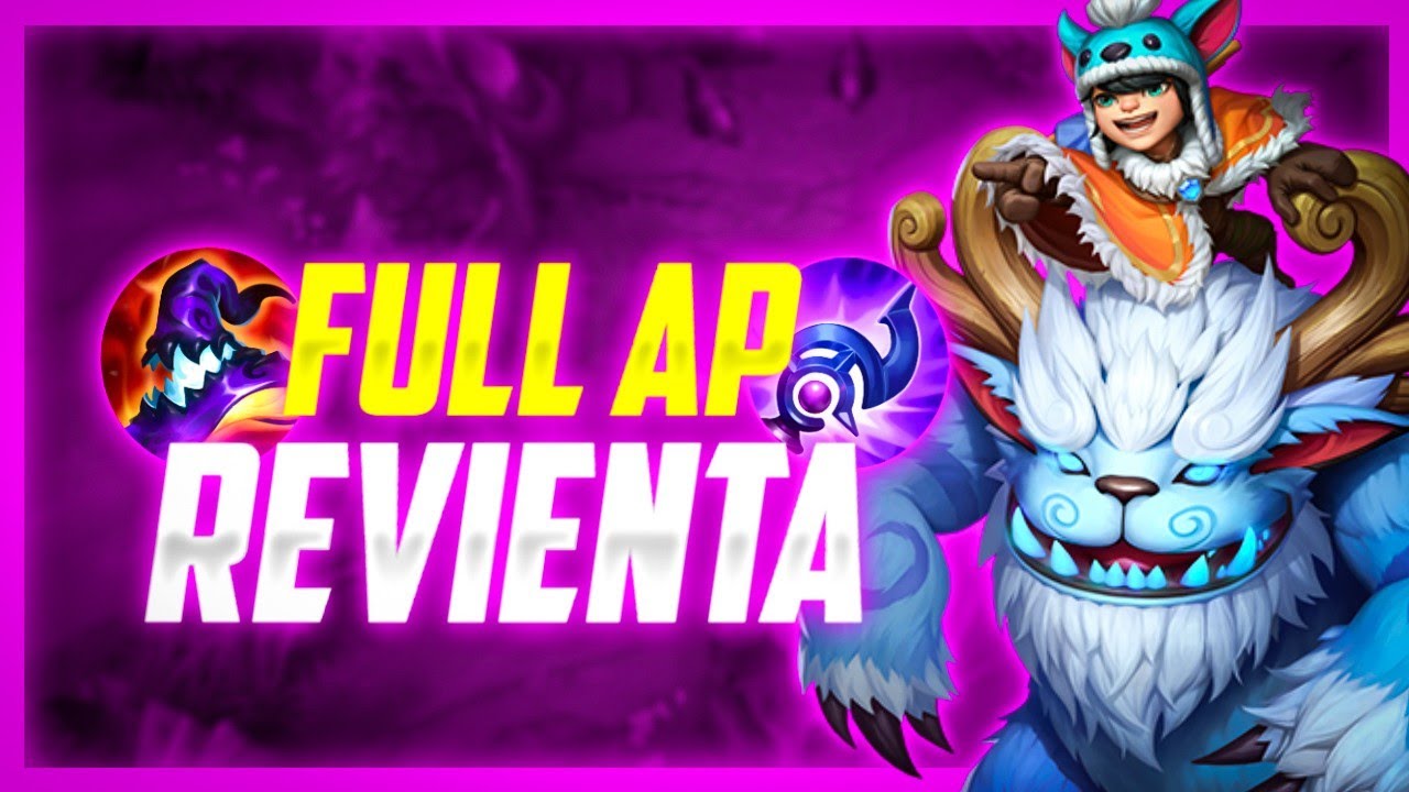 ¿MEJOR QUE TANK? BUILD Y RUNA FULL AP POTENTE PARA NUNU | WILD RIFT ...