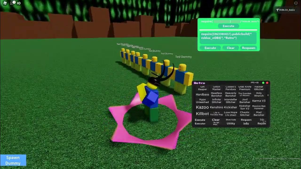 Roblox Op Gui Require Script Fe Youtube