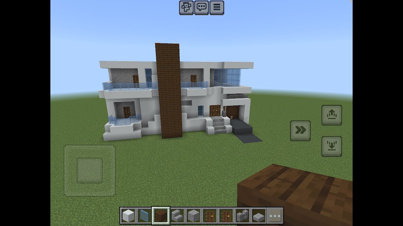 Minecraft Tutorial: How to Build a Modern House Tutorial (Easy) #1 ...