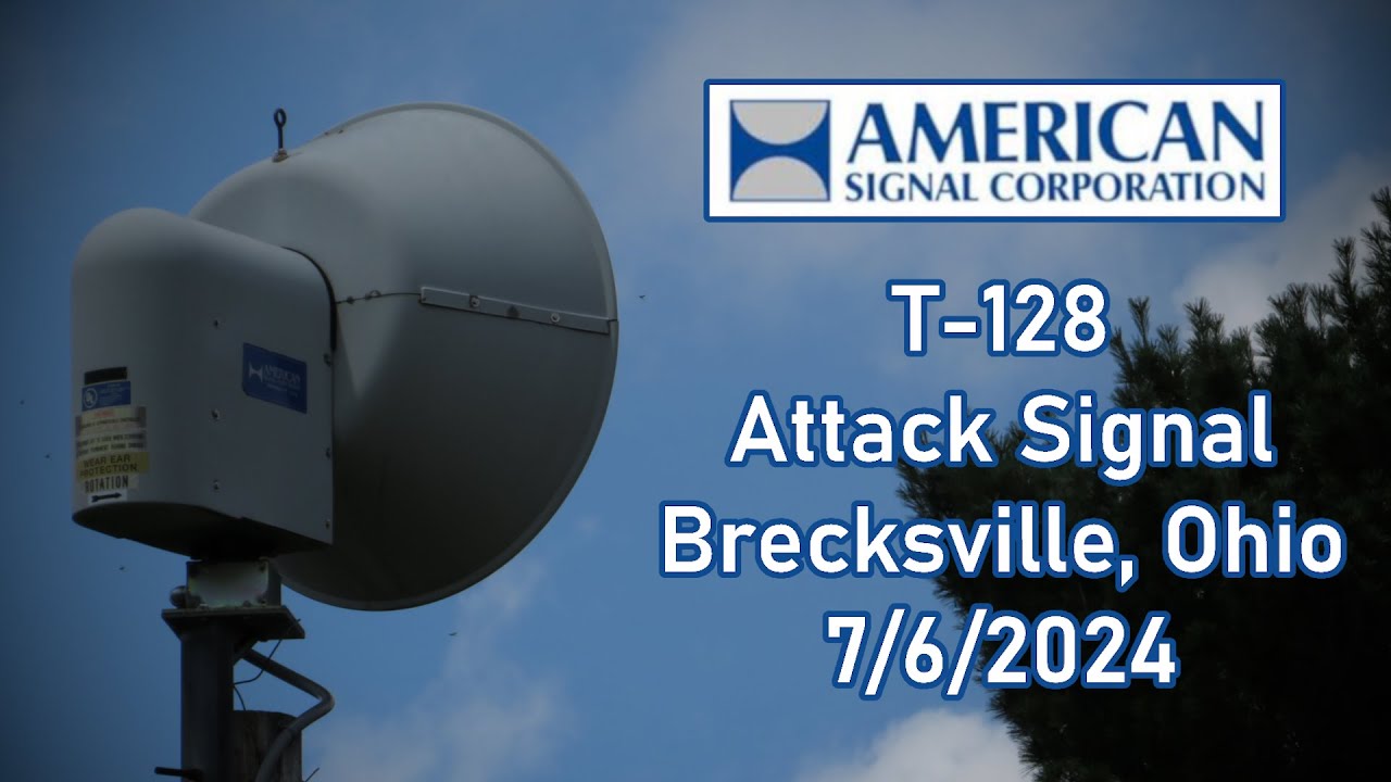 American Signal T-128 - Full Attack - Brecksville, Ohio - 7/6/2024 ...