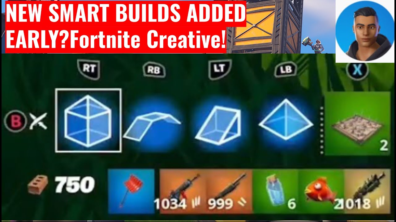 NEW SMART BUILDS ADDED EARLY? Fortnite Creative! - YouTube