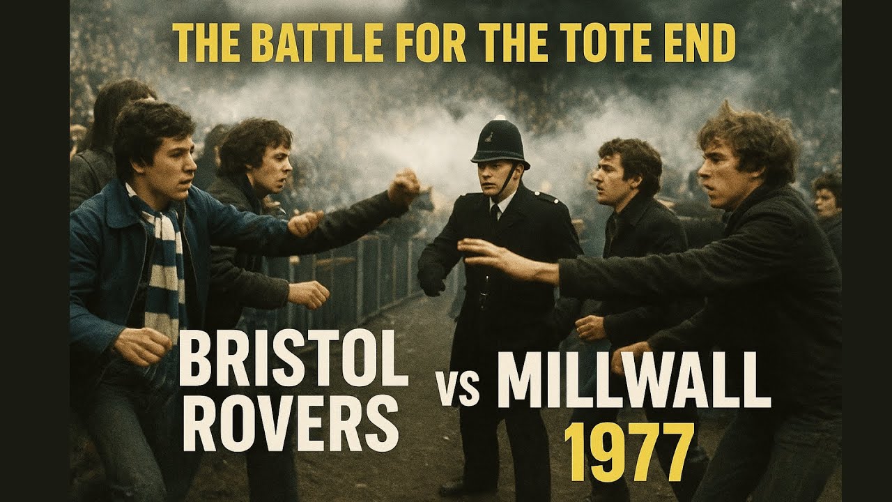 The Battle for the Tote End: Bristol Rovers vs Millwall 1977 | Gas Hit ...