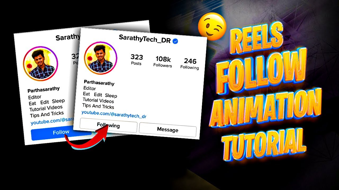SOCIAL MEDIA FOLLOW ANIMATION TUTORIAL | FOLLOW ANIMATION TUTORIAL IN ...